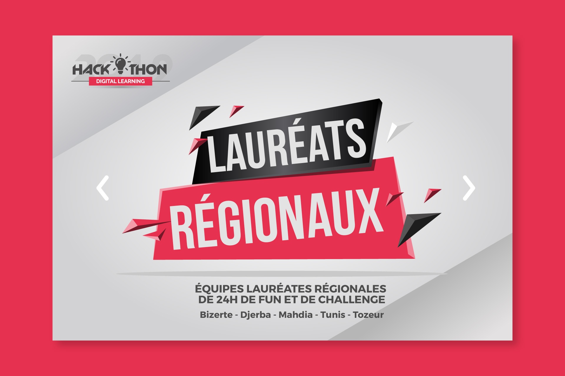 Lauréats de Bizerte | Digital Learning Hackathon 2019 | CDCP Digital Learning